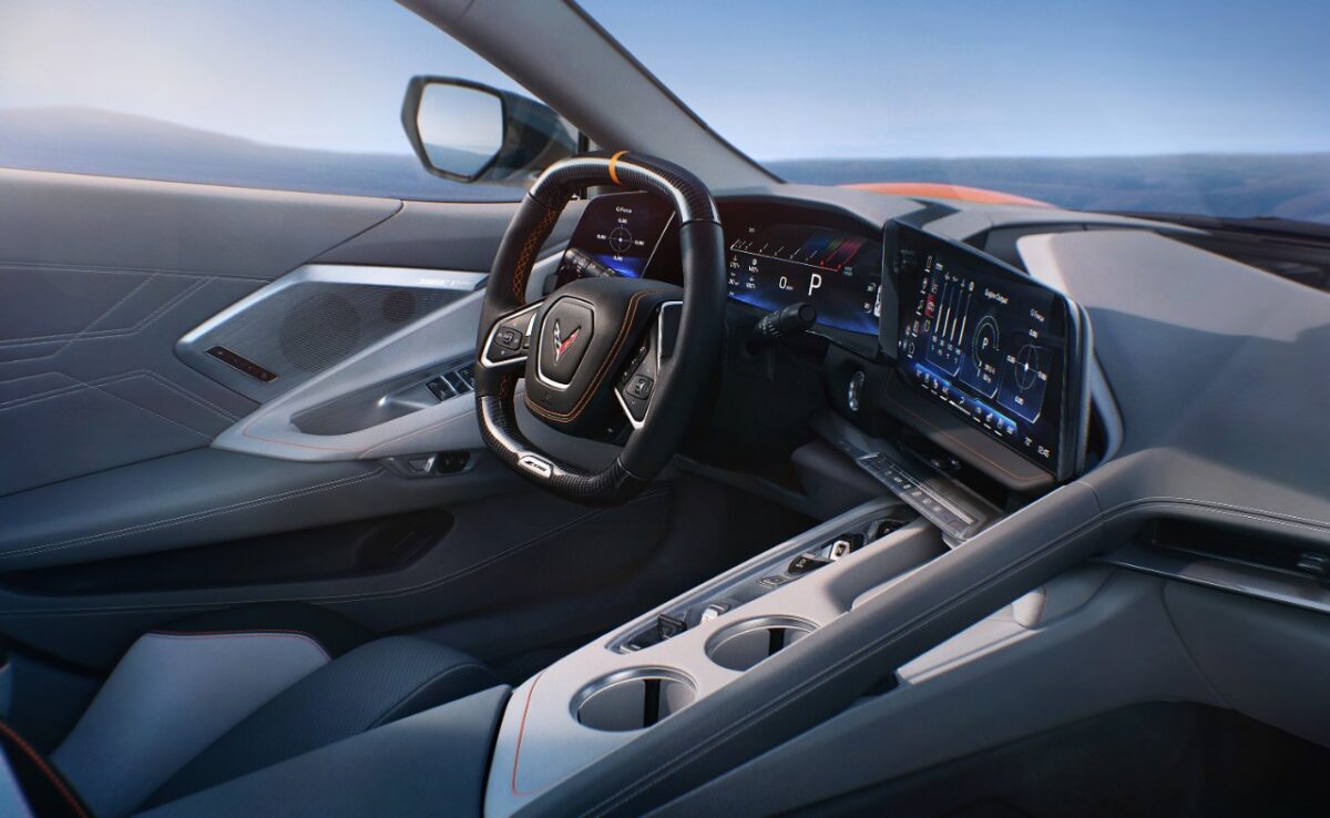 Sky Cool/Medium Ash Gray interior on 2026 Chevrolet Corvette Z06 ...